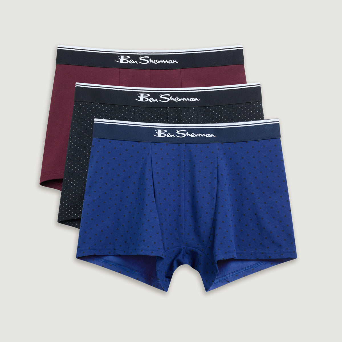 3 Pack Spot Mix Underwear – Ben Sherman